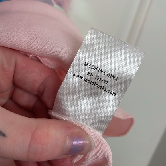 Motel Rocks | Dresses | Nwt Motel Pink Mermaid Scale Dress | Poshmark